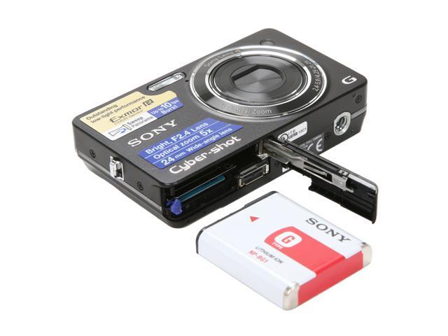 SONY Cyber-shot DSC-WX1 Black 10.2 MP 24mm Wide Angle Digital Camera ...