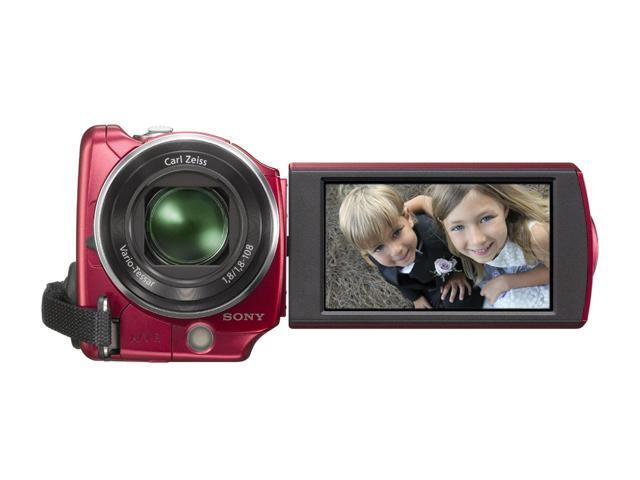 SONY DCR-SR68 Red 1/8" Advanced HAD CCD 2.7" 230K LCD 60X Optical Zoom ...
