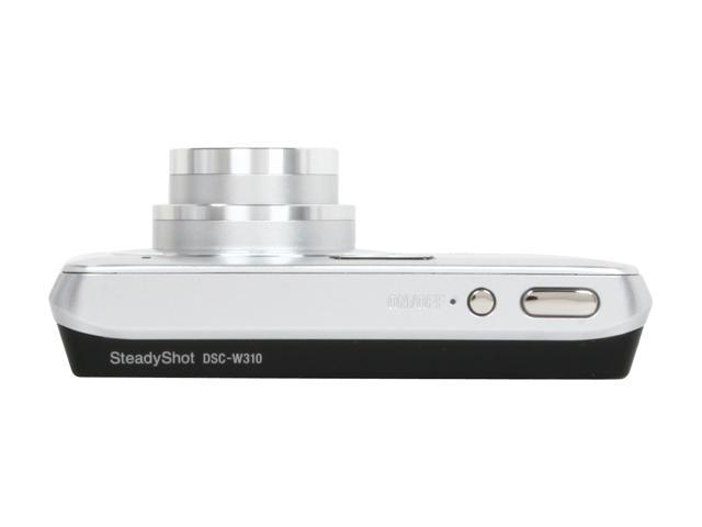 SONY Cyber-shot DSC-W310 Silver 12.1 MP 28mm Wide Angle Digital Camera ...