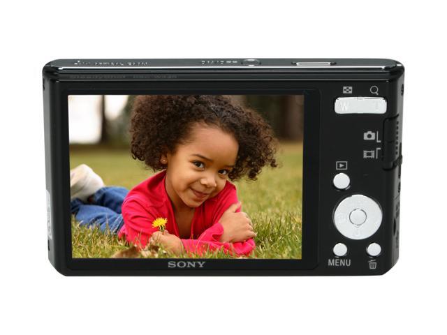 SONY Cyber-shot DSC-W330 Black 14.1 MP 26mm Wide Angle Digital Camera ...