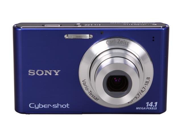 SONY Cyber-shot DSC-W330 Blue 14.1 MP 26mm Wide Angle Digital Camera ...