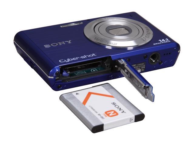 SONY Cyber-shot DSC-W330 Blue 14.1 MP 26mm Wide Angle Digital Camera ...