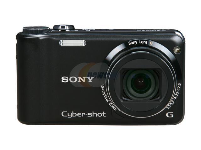 SONY Cyber-shot DSC-HX5V Black 10.2 MP 25mm Wide Angle Digital Camera ...