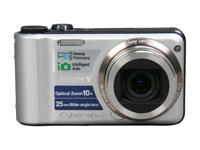SONY Cyber-shot DSC-H55 Silver 14.1 MP 3" LCD(230K) 10X Optical Zoom 25 ...