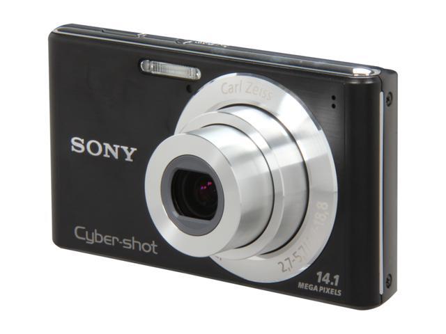 SONY DSCW530/B Black 14.1 MP 26mm Wide Angle Digital Camera - Newegg.com