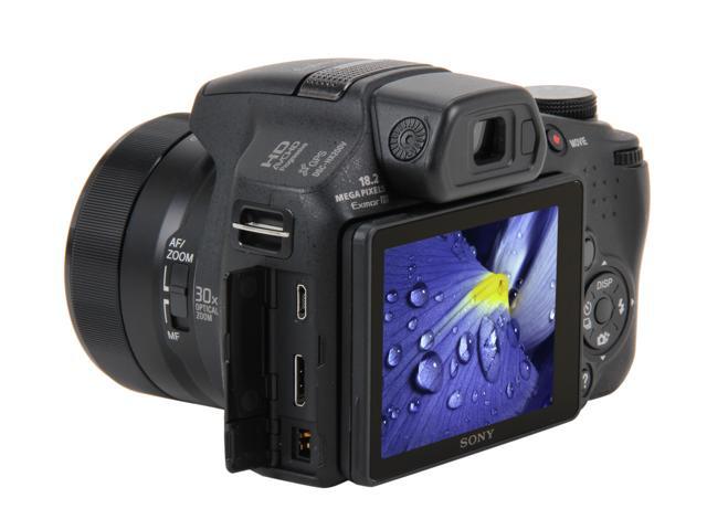 SONY Cyber-shot DSC-HX200V/B Black 18 MP Digital Camera - Newegg.com