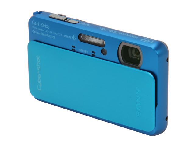 SONY Cyber-shot DSC-TX20/L Blue 16 MP Digital Camera - Newegg.com