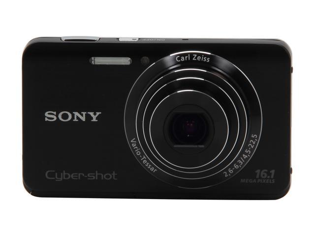 Sony DSC-W650/BFD Black Digital Camera with 8 GB SD and Case - Newegg.com