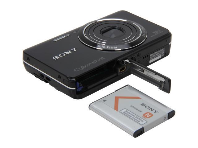 Sony DSC-W650/BFD Black Digital Camera with 8 GB SD and Case - Newegg.com