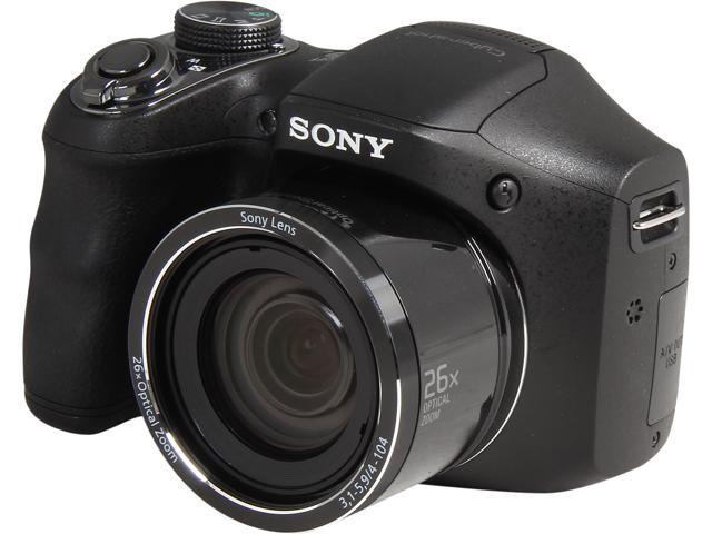 Open Box: SONY DSCH200/B Black 20.1 MP Digital Camera - Newegg.com