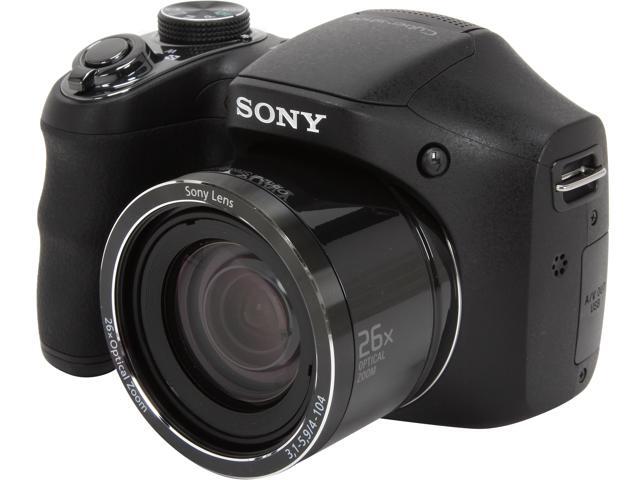 Refurbished: SONY Cyber-shot H200 Black 20.1 MP Digital Camera - Newegg.com