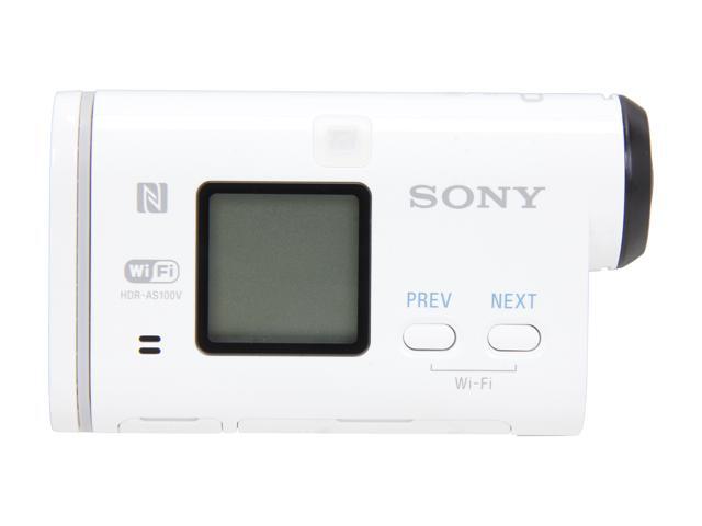 Open Box: Sony HDR-AS100V/W White 13.5MP POV Action Cam - Newegg.com
