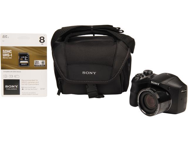 Refurbished: SONY Cyber-shot H200 Black 20.1 MP Digital Camera - Newegg.com