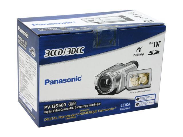 Panasonic PV-GS500 MiniDV Camcorder - Newegg.com