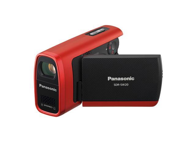 Panasonic SDR-SW20 Red Water, Shock & Dustproof Digital Camcorder ...