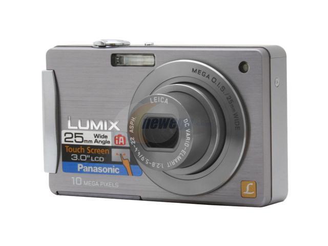 Panasonic Lumix DMC-FX500 Silver 10.1 MP 3.0" 230K Touch Screen LCD 5X ...