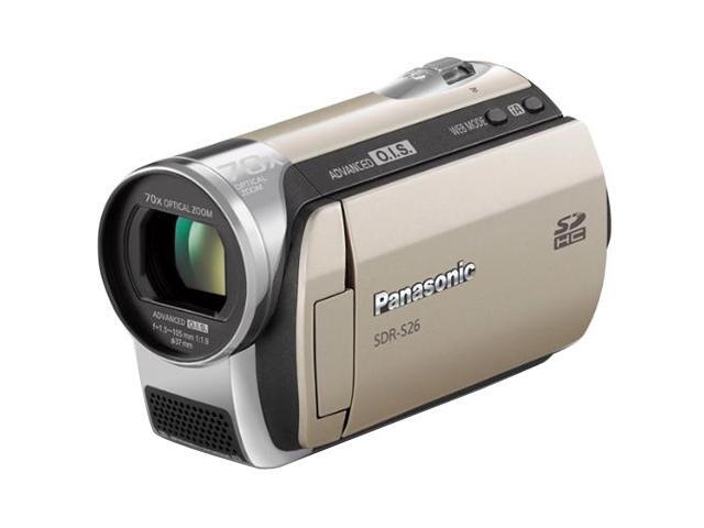 Panasonic SDR-S26 Gold SD Card Standard Definition Camcorder - Newegg.com