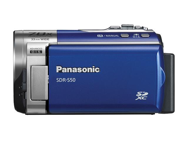 Panasonic SDR-S50 Blue Camcorder - Newegg.com