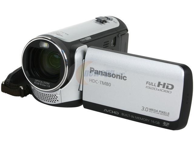 Panasonic HDC-TM80S Silver High Definition HDD/Flash Memory Camcorder ...