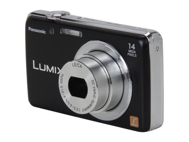 Panasonic LUMIX DMC-FH6 Black 14.1 MP 24mm Wide Angle Digital Camera - Newegg.com