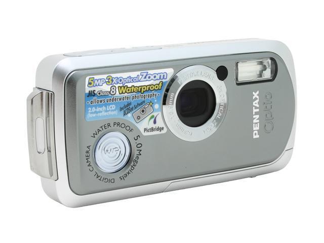 PENTAX WP Gray 5.0 MP Digital Camera - Newegg.com