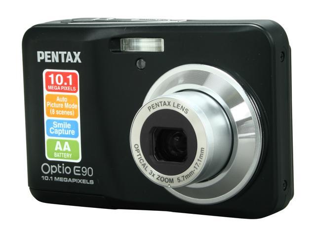 PENTAX Optio E90 Black 10.1 MP Digital Camera - Newegg.com