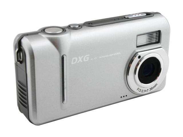 DXG DXG409 Silver 4.0 MP Digital Camera - Newegg.com