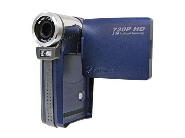 AIPTEK Blue 1.6 MP CMOS 2.4" 270° Rotation LCD Hi-Speed HD 720p ...