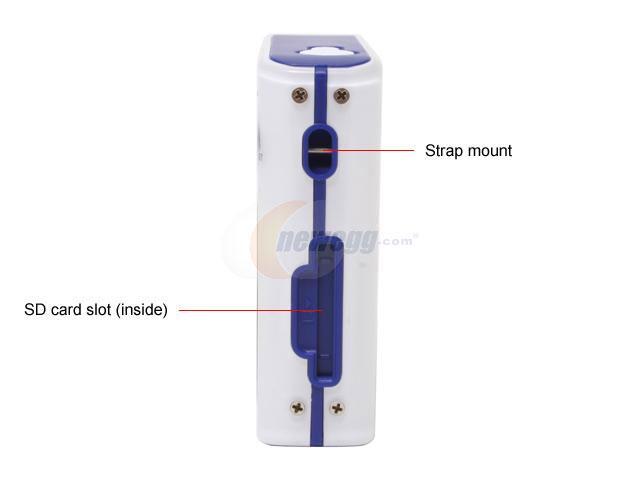 Polaroid izone 550 Blue/Silver 5.0 MP Digital Camera - Newegg.com