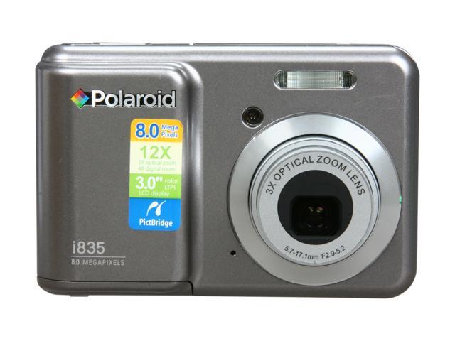 Refurbished: Polaroid i835 Silver 8.0 MP Digital Camera - Newegg.ca