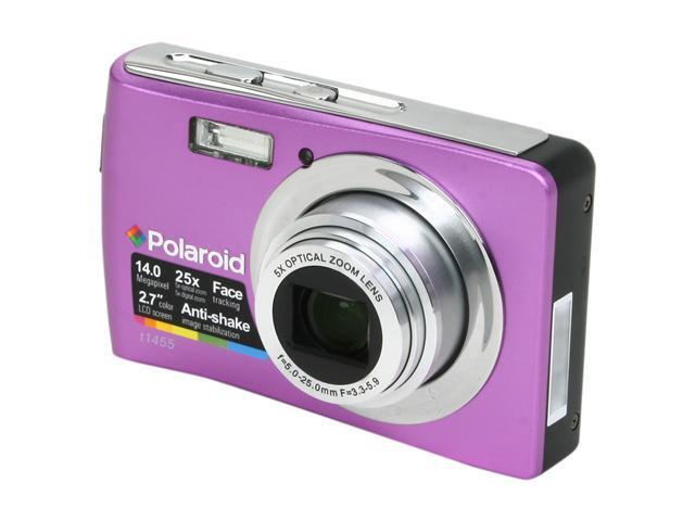 Polaroid CTA-1455V Violet 14 MP Digital Camera - Newegg.com