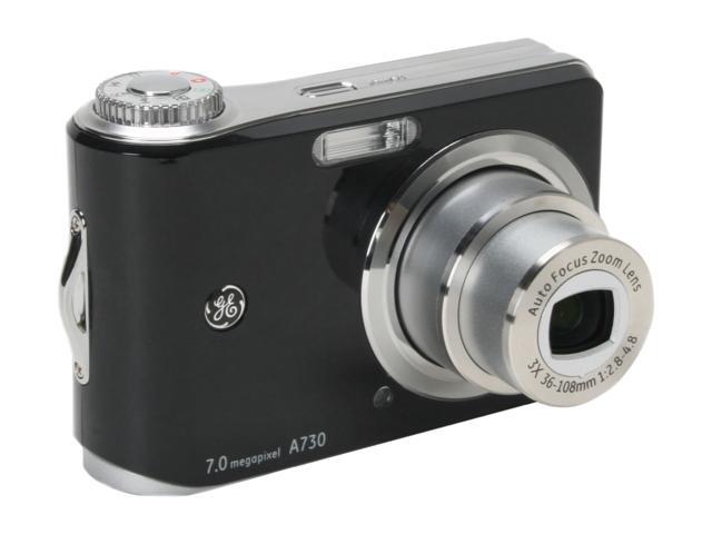 GE A730 Black 7.07 MP Digital Camera - Newegg.com