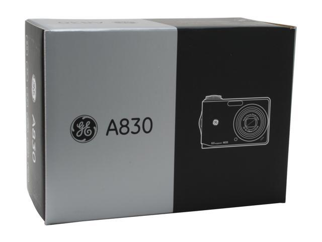 GE A830 Black 8.0 MP Digital Camera - Newegg.com