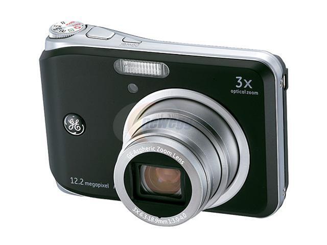 GE A1235 Black 12.2 MP Digital Camera - Newegg.com