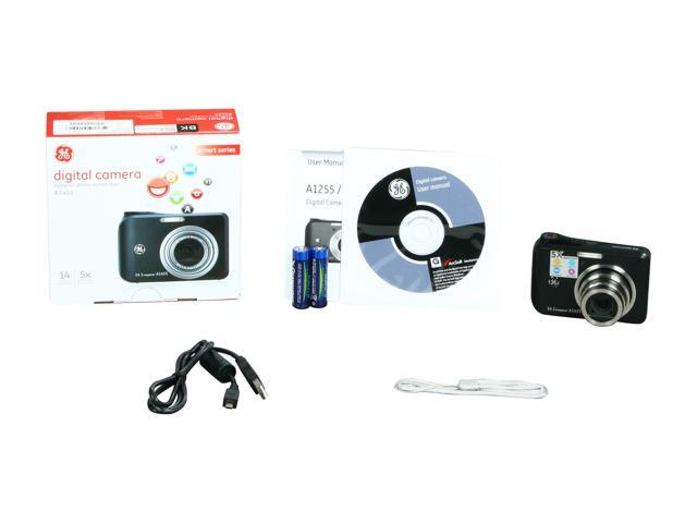 GE A1455 Black 14.1 MP Digital Camera - Newegg.com