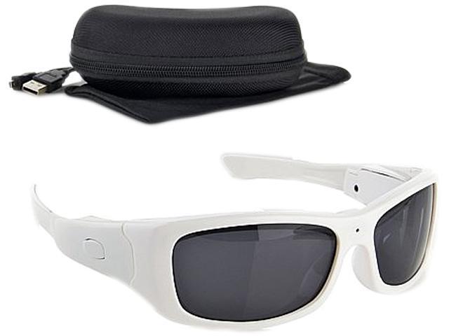 Vidvision MV300EW White 5 MP 720p HD Recording Sunglasses Camcorder ...