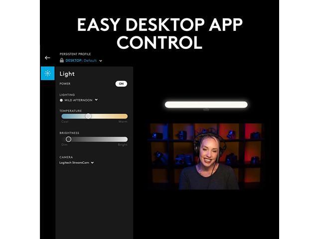 Logitech for Creators Litra Beam Premium LED Streaming Key Light with ...