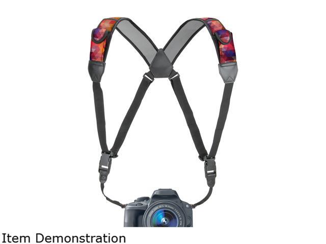 Camera Strap Chest Harness with Geometric Neoprene and Accessory ...