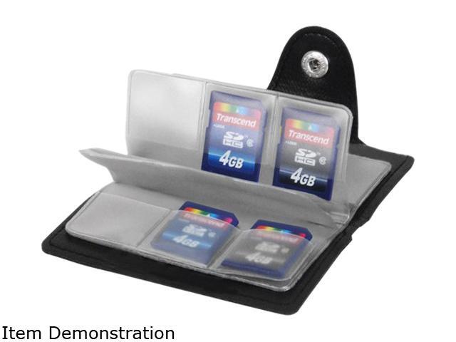 Bower SAMW20 20-Slot Memory Card Leatherette Wallet - Newegg.com
