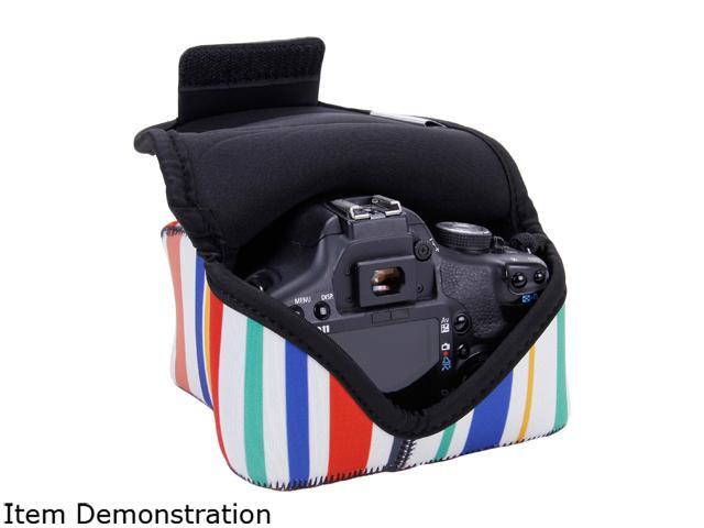 DSLR Camera Sleeve / Camera Case (Striped) with Neoprene Protection ...