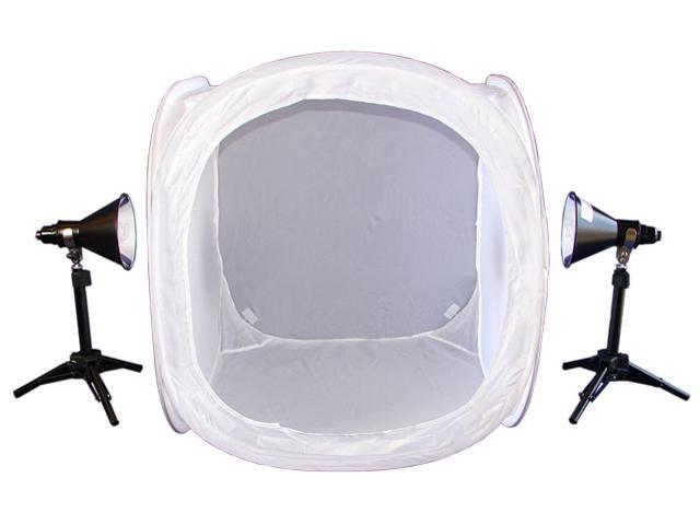 Lumiere L.A. C24L100X2 24 in Photo Cube 2x 100W 5500K Light - Newegg.com