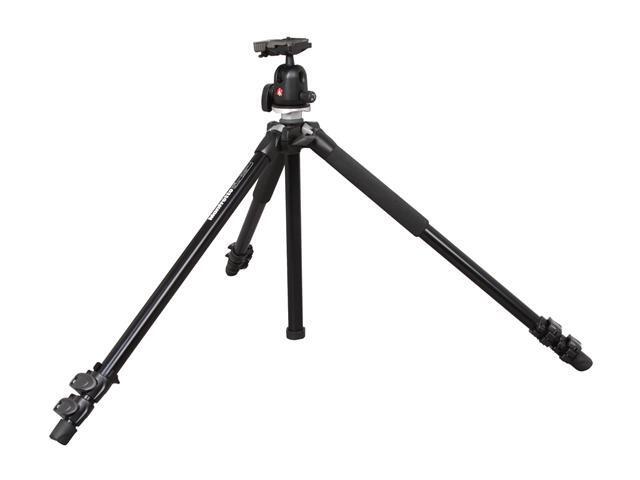 Manfrotto MK294A3-A0RC2 294 Aluminum Kit, Tripod 3 sections with Ball ...
