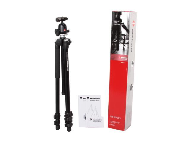 Manfrotto MK294A3-A0RC2 294 Aluminum Kit, Tripod 3 sections with Ball ...