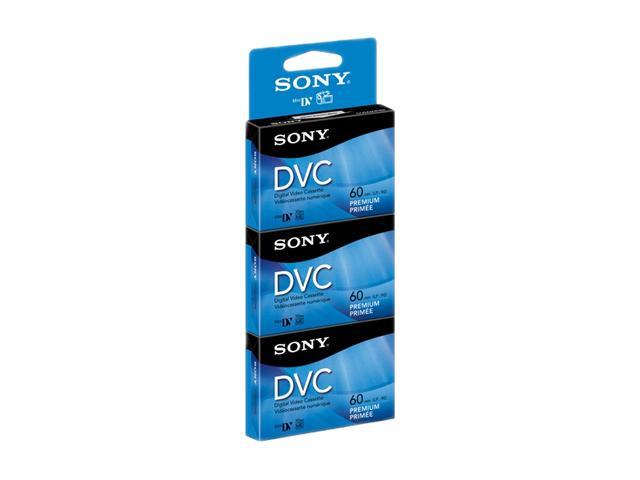 SONY DVM60PRR/3 60-min DVC Premium - 3 Pack - Newegg.com