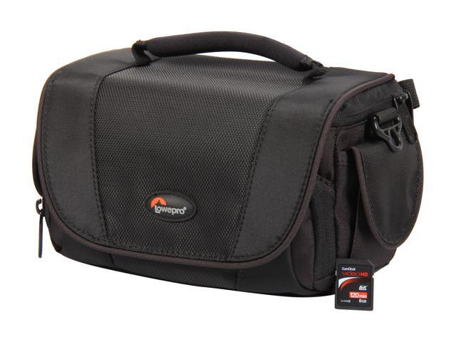 Lowepro Edit 130 (Black) Video Bag & Sandisk 8GB (Class 4) SDHC with ...