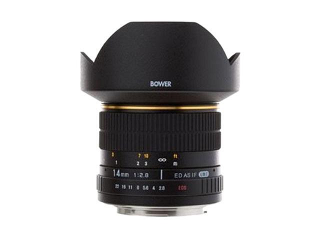 Bower SLY1428N Ultra Wide-Angle 14mm f/2.8 Fisheye Lens for Nikon ...