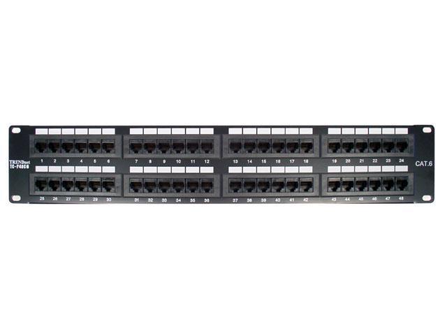 TRENDnet 48-Port Cat 6 RJ-45 Rack Mount Patch Panel - Newegg.ca