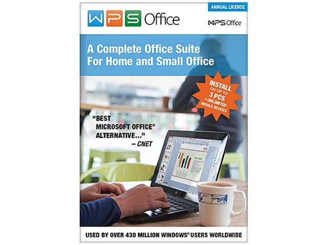 WPS Office 10 Business Edition - 3 PCs / 1 Year - Newegg.com