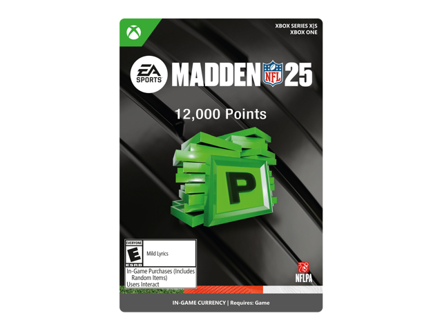 Madden NFL 25: 12000 Madden Points Xbox Series X|S, Xbox One [Digital ...