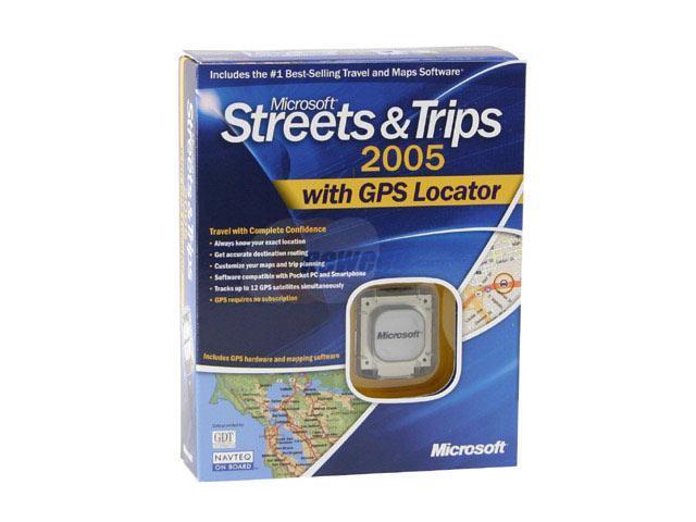 Microsoft Streets & Trips 2005 with GPS Locator - Newegg.com